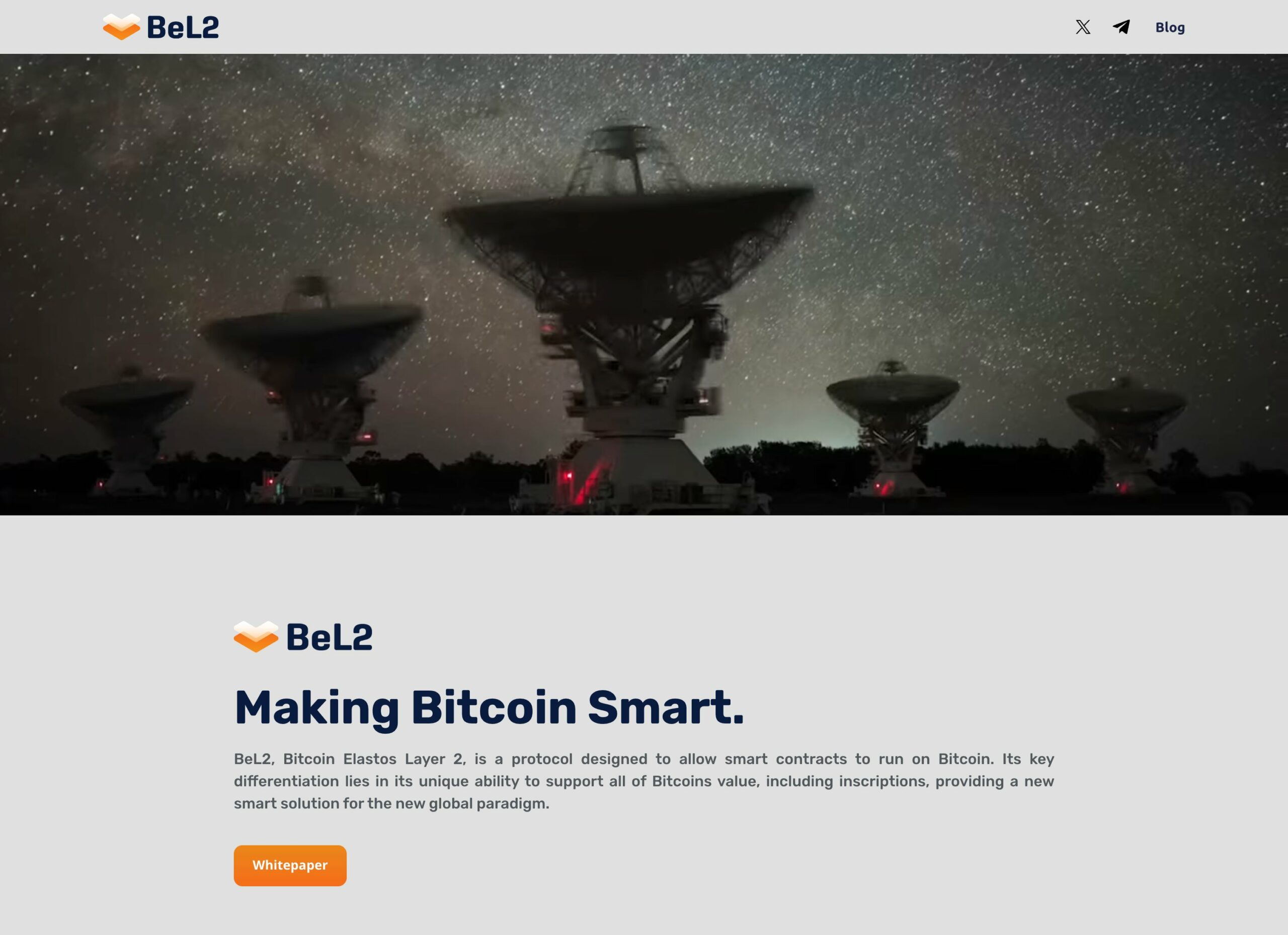 Home - BeL2 - Bitcoin Elastos Layer 2